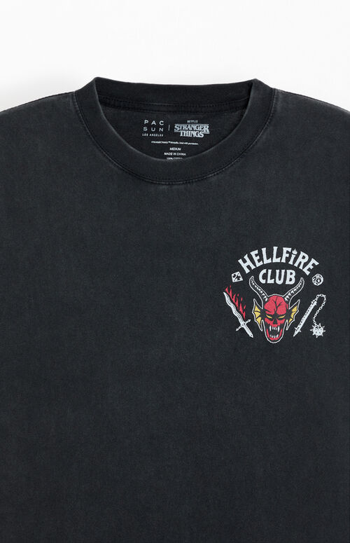 Netflix x Stranger Things Hellfire Club Cropped T-Shirt | Pacsun