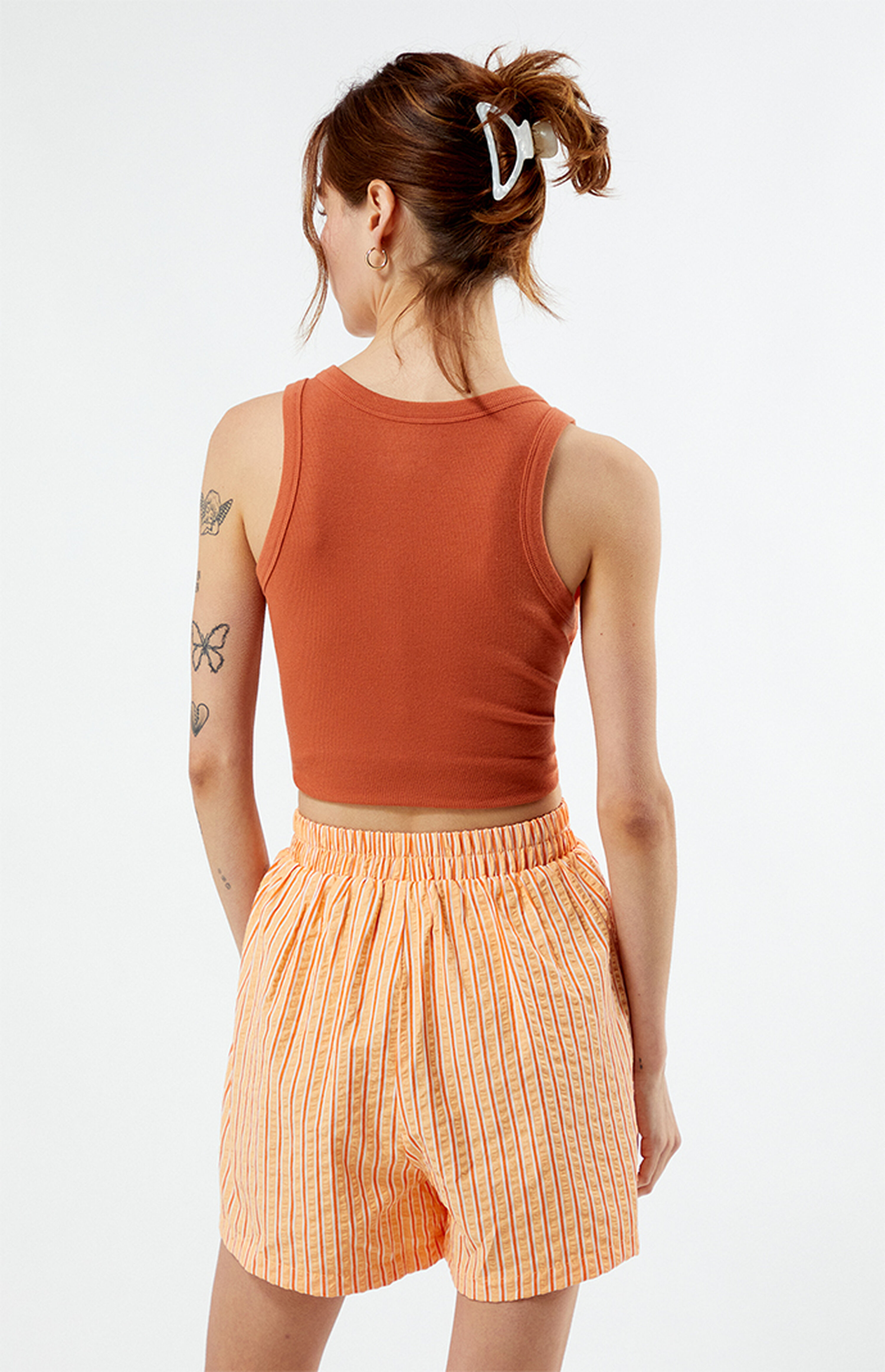 Daisy Street Striped Boxer Shorts | PacSun