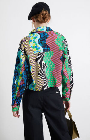 Another Girl Martha Print Jacket | PacSun