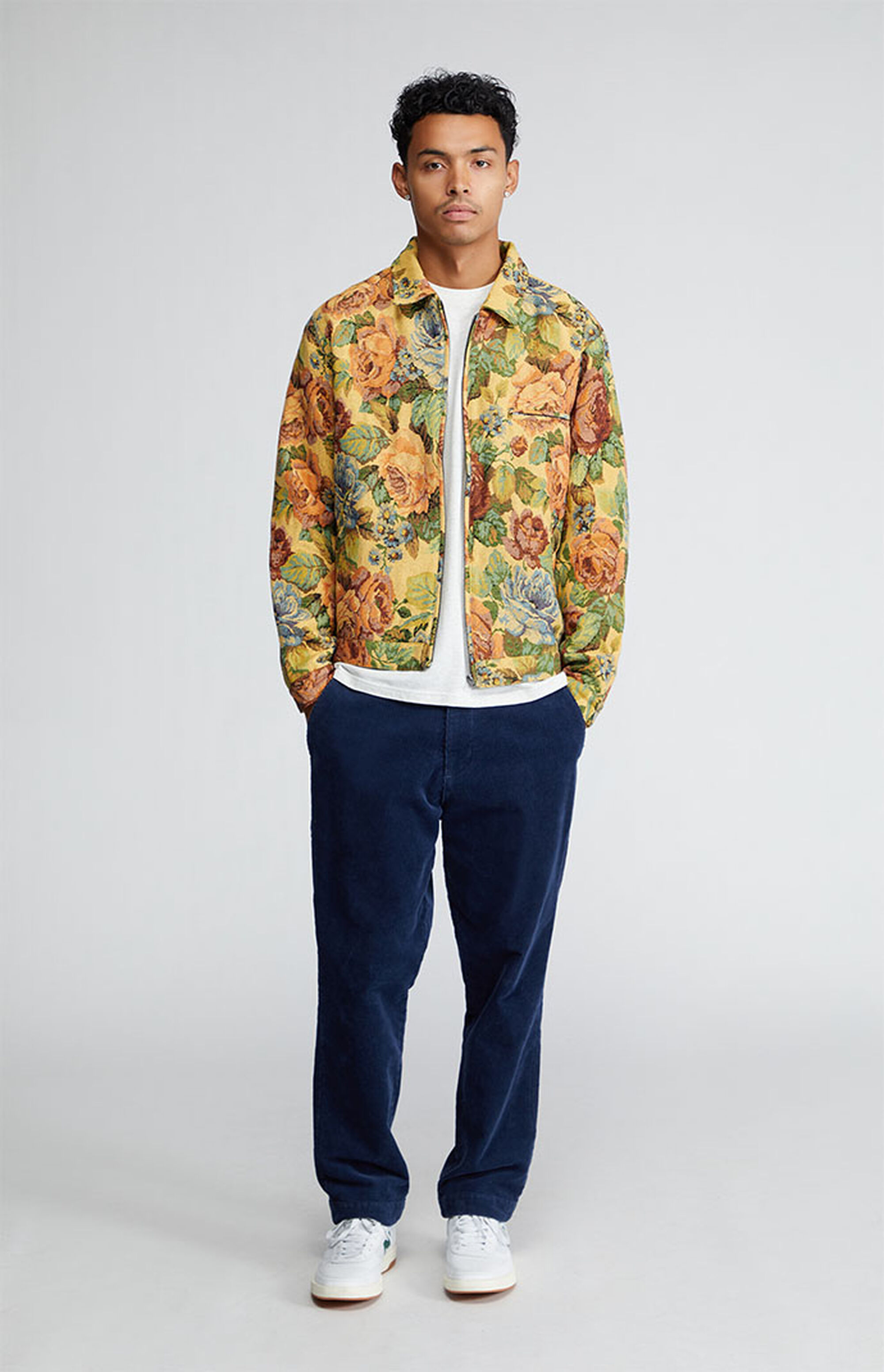 Pacsun Jacquard Floral Gas Jacket | PacSun