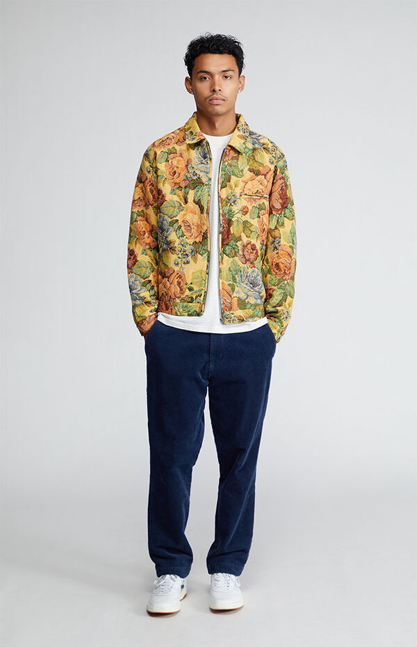 Pacsun Jacquard Floral Gas Jacket | PacSun