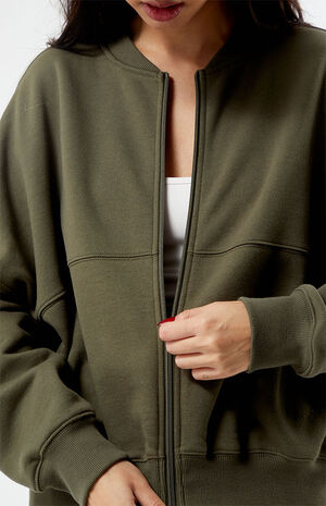 Pacsun Cece Full Zip Bomber Jacket | PacSun