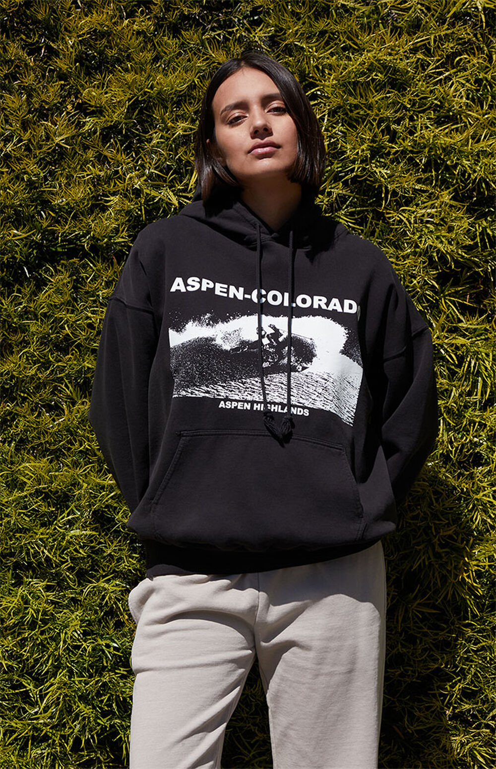 John Galt Black Aspen Colorado Hoodie | PacSun