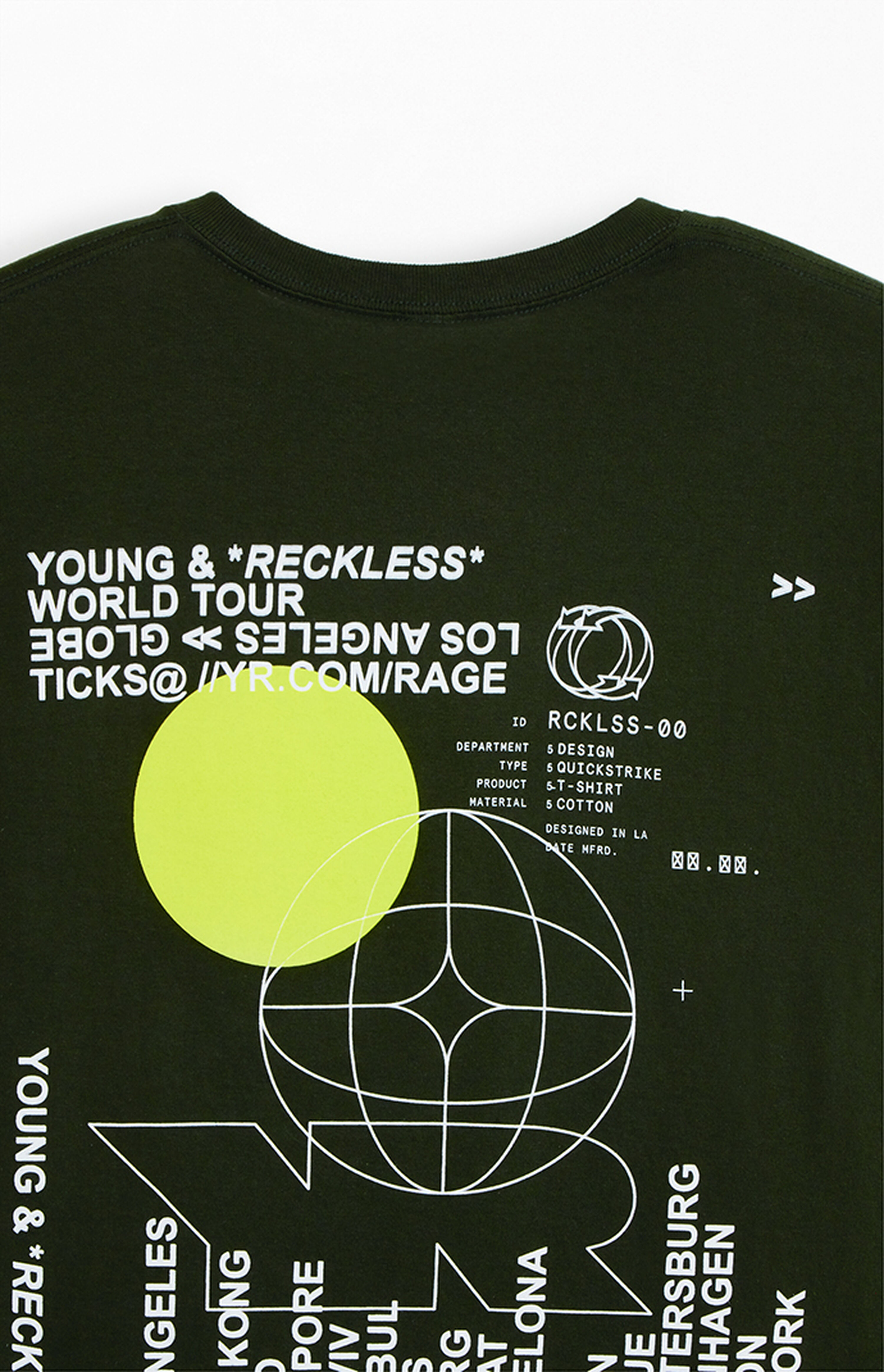 Young & Reckless World Tour T-Shirt | Pacsun