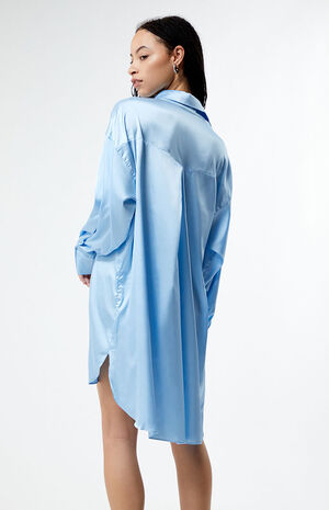 Glamorous Satin Button Down Dress | PacSun