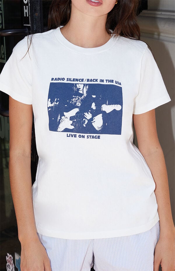 John Galt Radio Silence Back In The USA T-Shirt | Pacsun