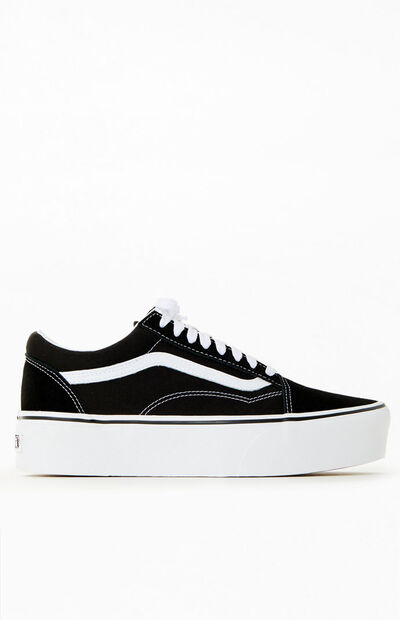 Vans Black Old Skool Platform Sneakers | PacSun