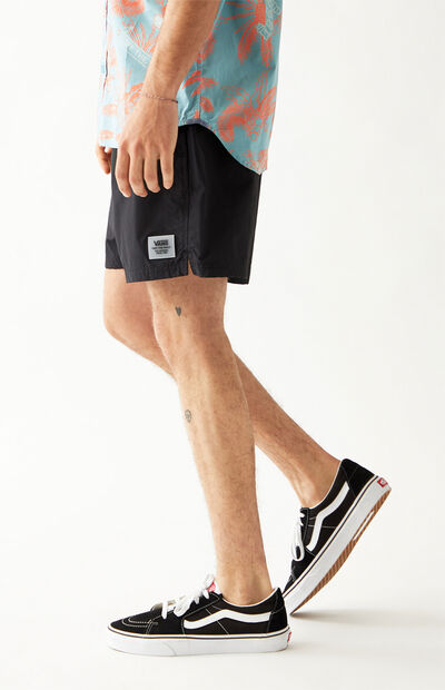 Vans Black Primary Volley Shorts | Pacsun