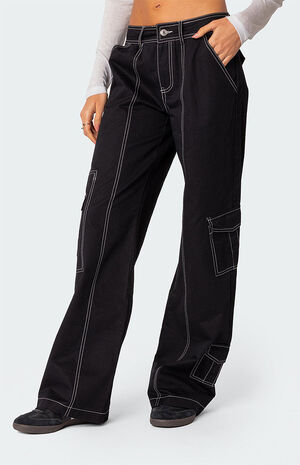 Edikted Helen Low Rise Cargo Pants | PacSun