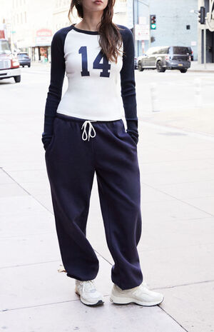 John Galt Blue Rosa Sweatpants | PacSun