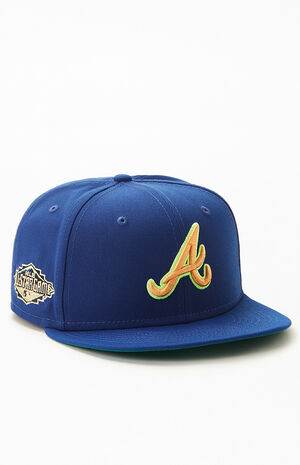 New Era Blue Atlanta 59Fifty Fitted Hat | PacSun