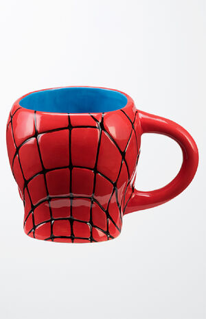 spiderman head mug