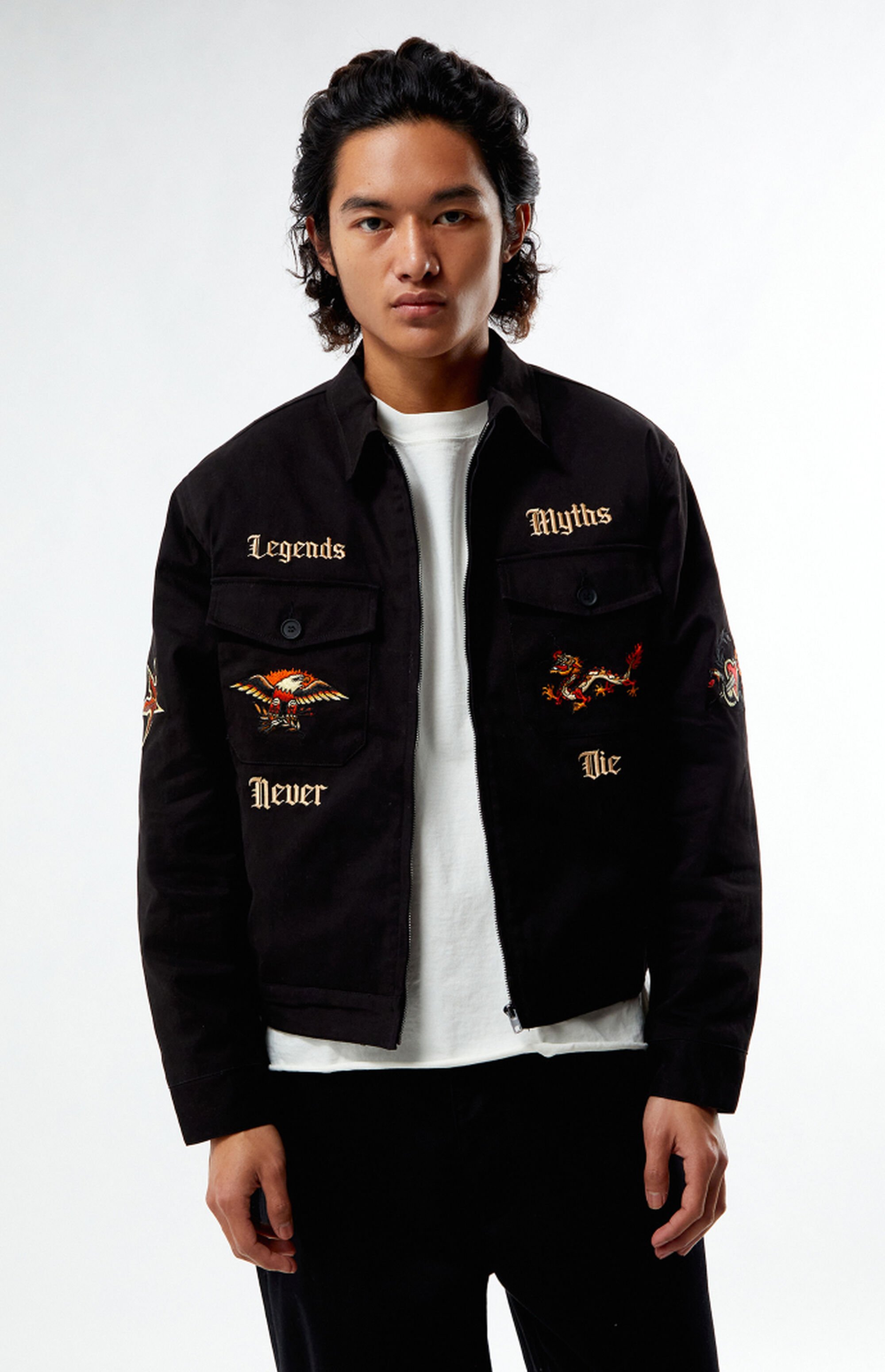 Pacsun Legends And Myths Cropped Jacket | PacSun