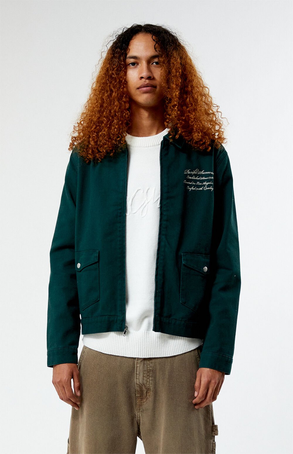 Pacsun Baldwin Embroidered Gas Jacket | PacSun