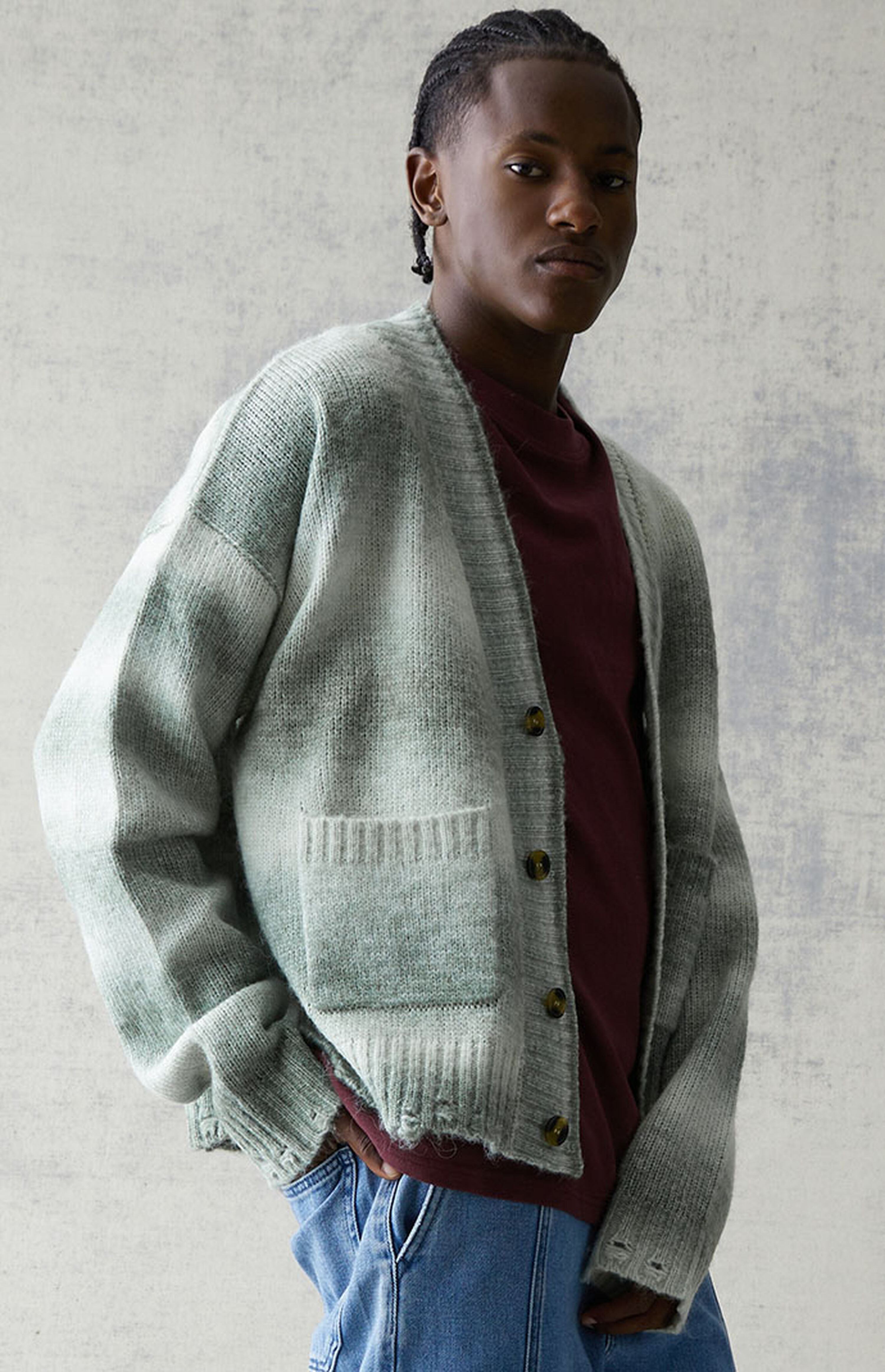 Pacsun Ombre Striped Cardigan | PacSun