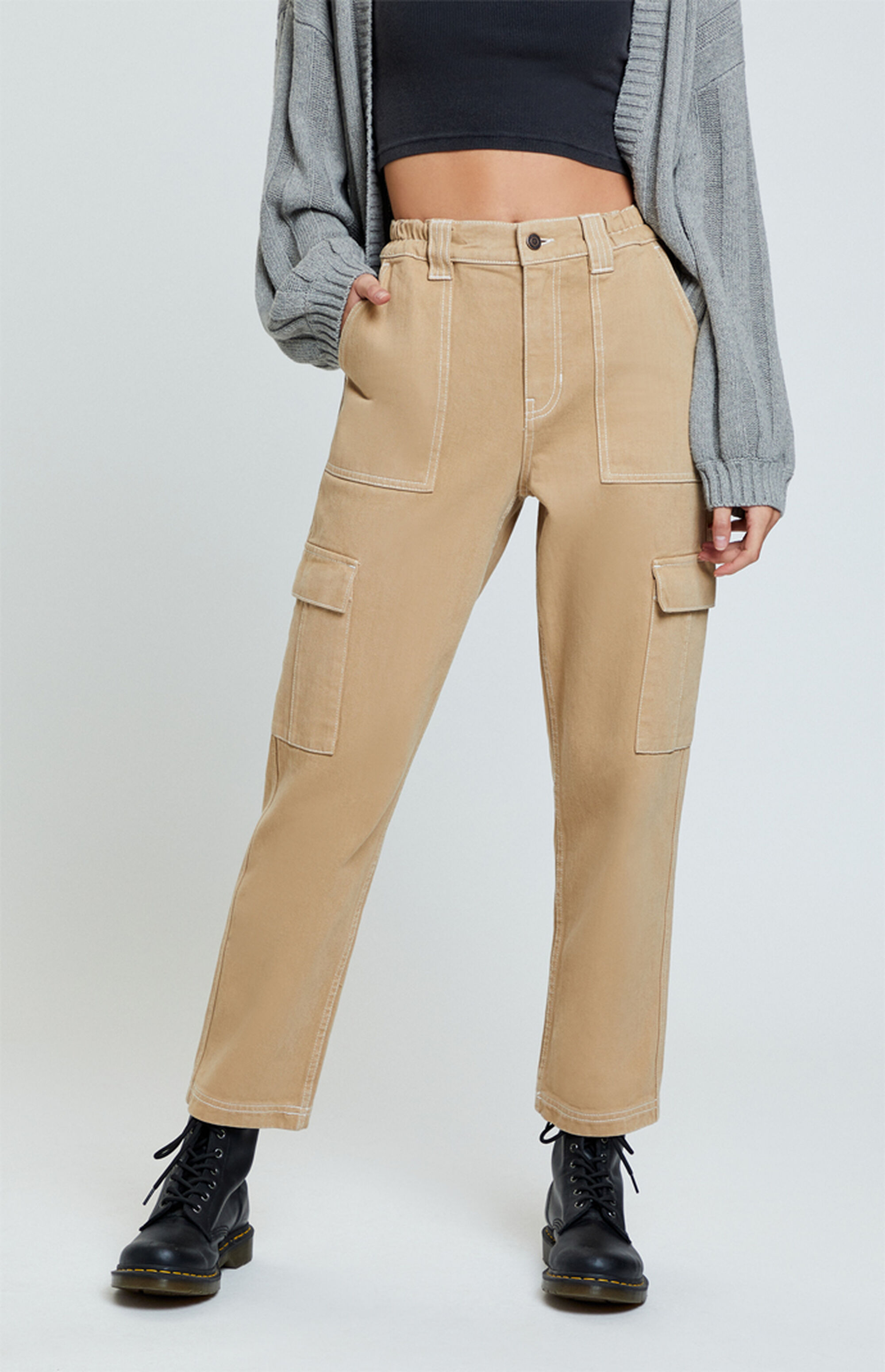 Camel Utility Cargo Pants | PacSun | Pacsun