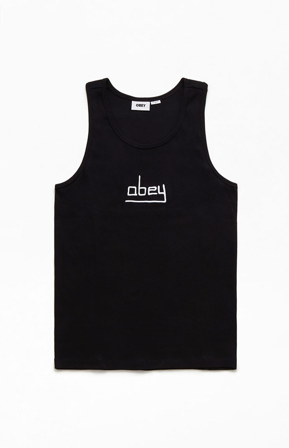 Obey Central Ribbed Tank Top | PacSun