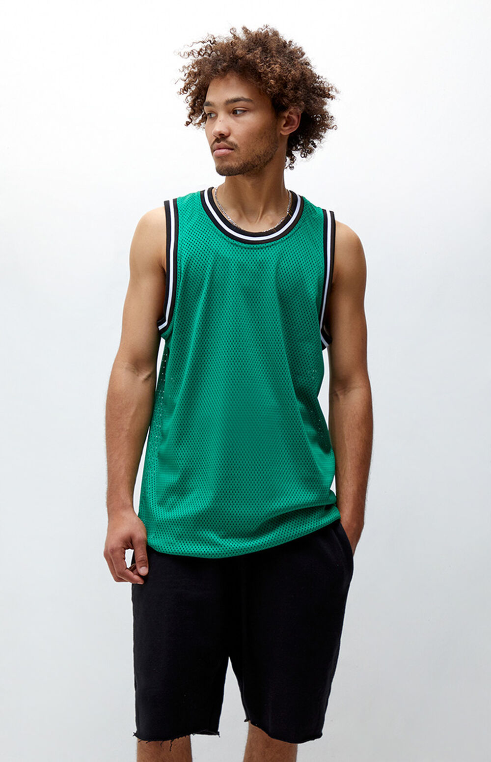 Pacsun Green Mesh Tank Top | PacSun