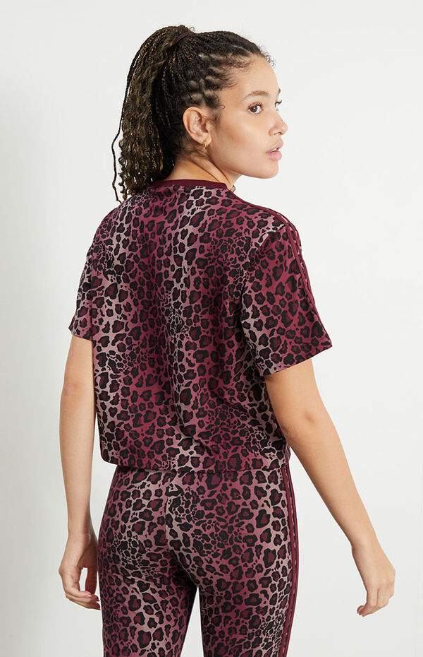 adidas Adicolor Leopard AOP T-Shirt | Pacsun