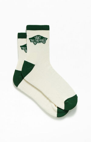 Vans Green Half Crew Socks | PacSun