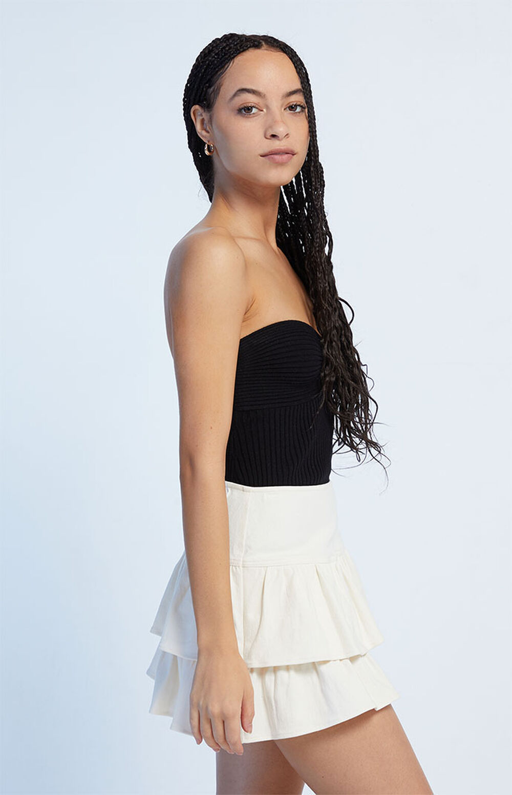 LA Hearts Ruffle Mini Skirt | PacSun