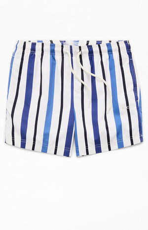Pacsun Roosevelt Striped 4.5" Swim Trunks | Pacsun