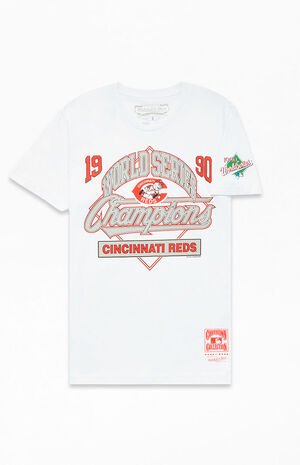Mitchell & Ness 1990 Cincinnati Reds T-Shirt | PacSun