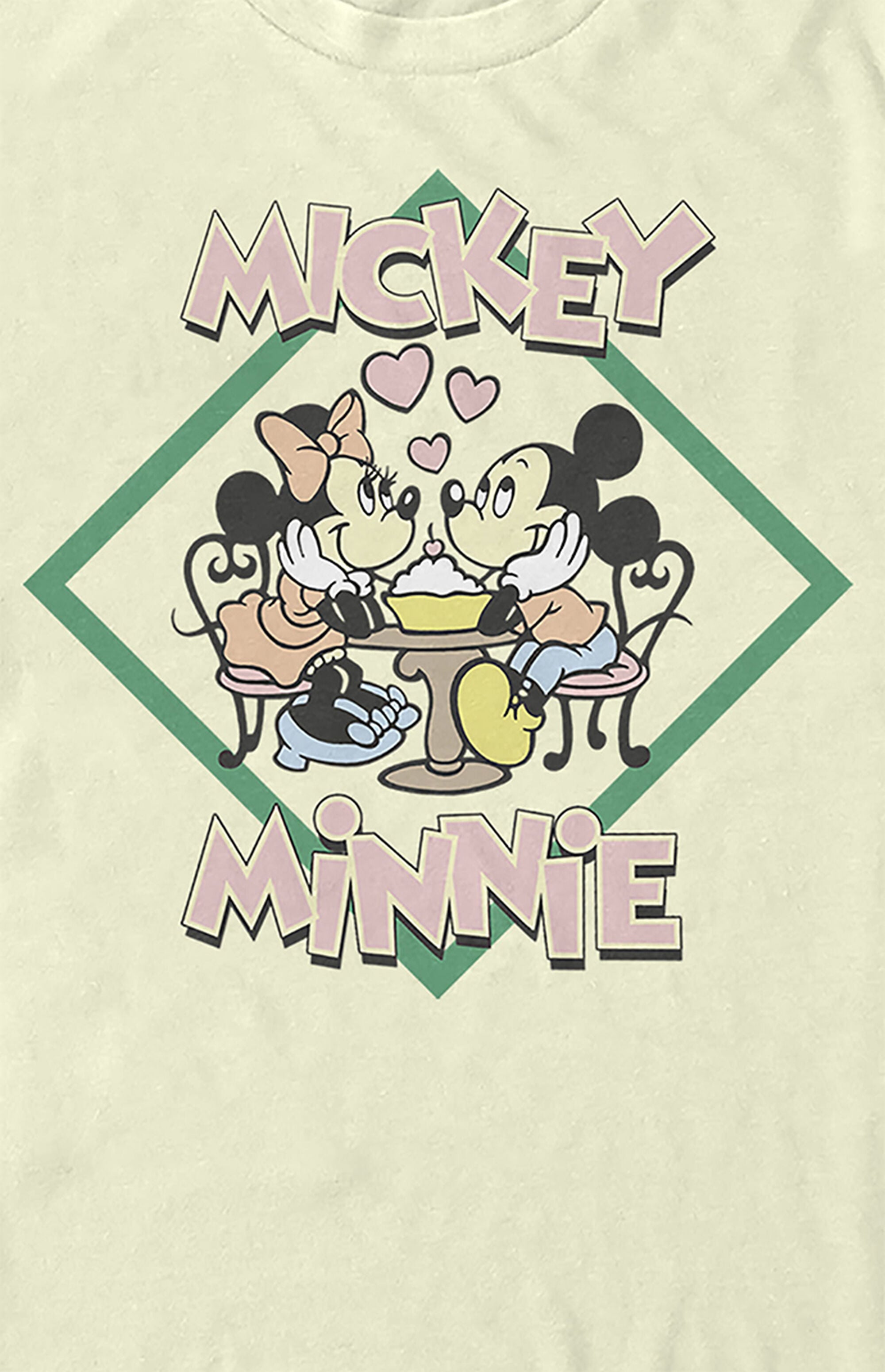 Mickey & Minnie Date T-Shirt | Pacsun