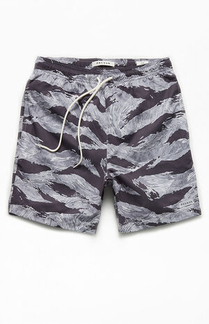 Pacsun Tiger Camo 17" Swim Trunks | Pacsun