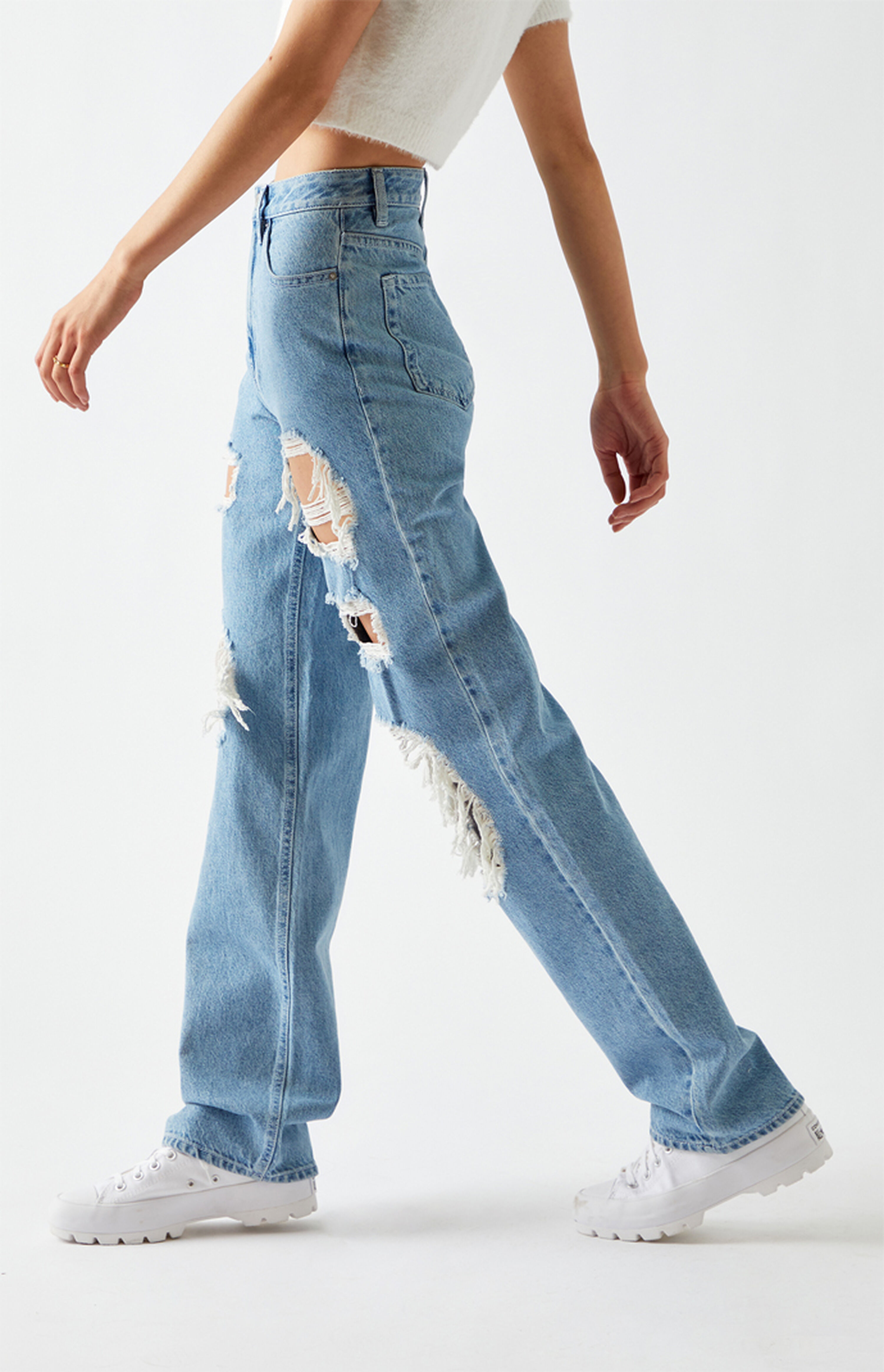 PacSun Medium Blue 90s Boyfriend Jeans PacSun PacSun Medium Blue 90s Boyfriend Jeans PacSun