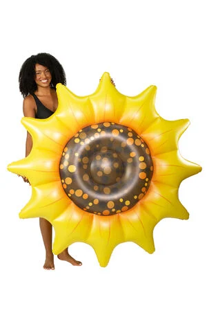 Pool Candy Giant Inflatable Sunflower Island Pool Float | PacSun