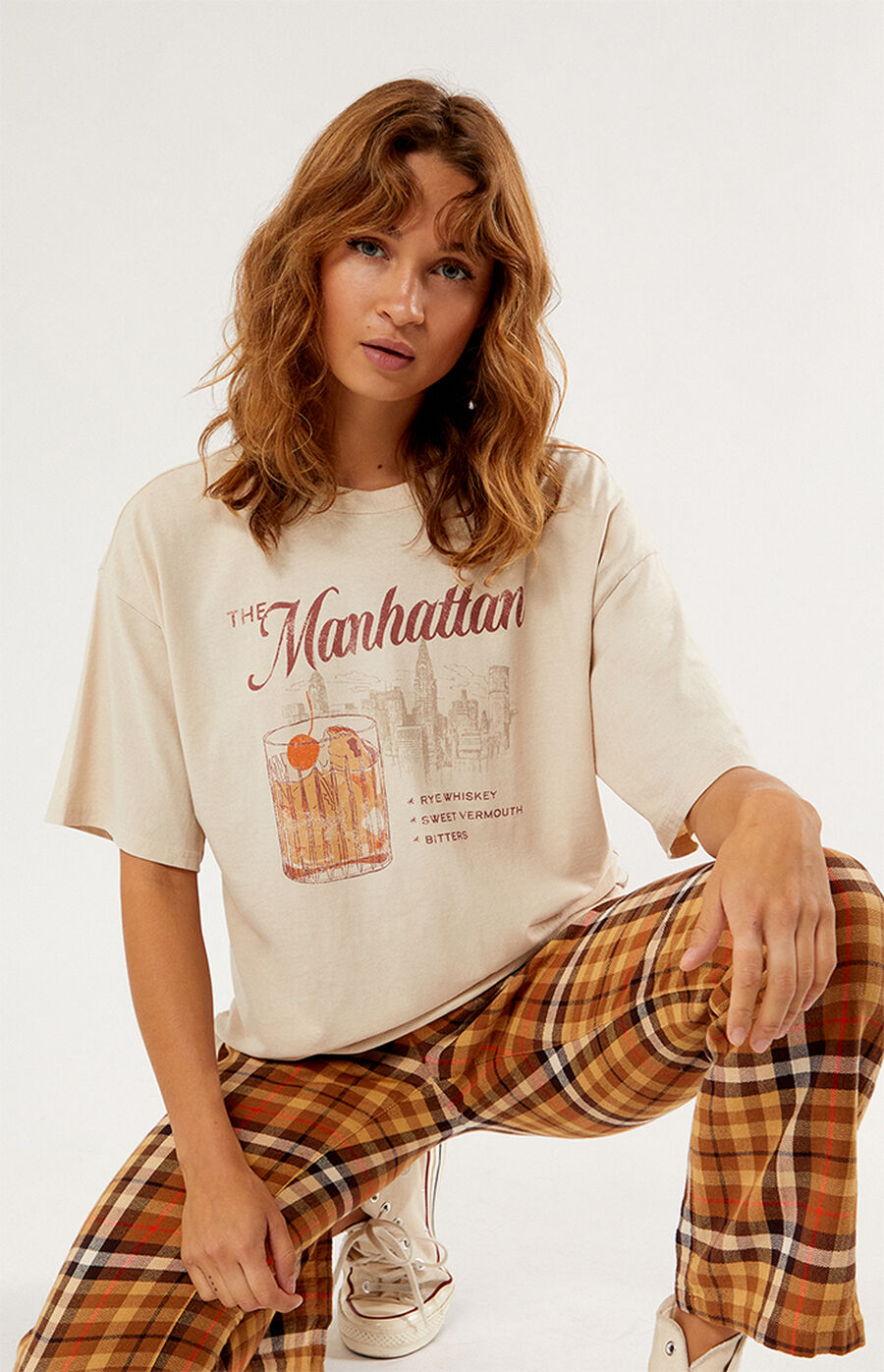 Golden Hour Manhattan Drink Oversized T-Shirt | PacSun