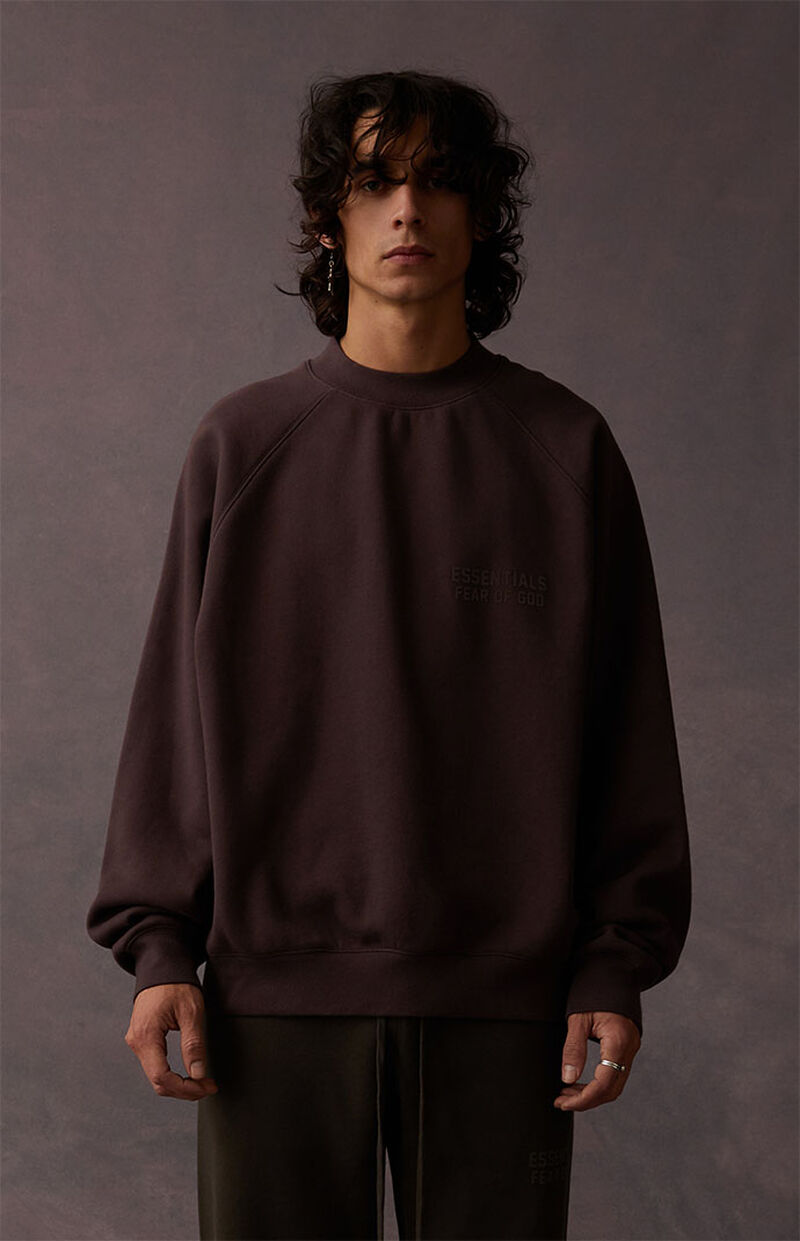 Fear of God ESSENTIALS Plum Crew Neck Sweatshirt | Pacsun