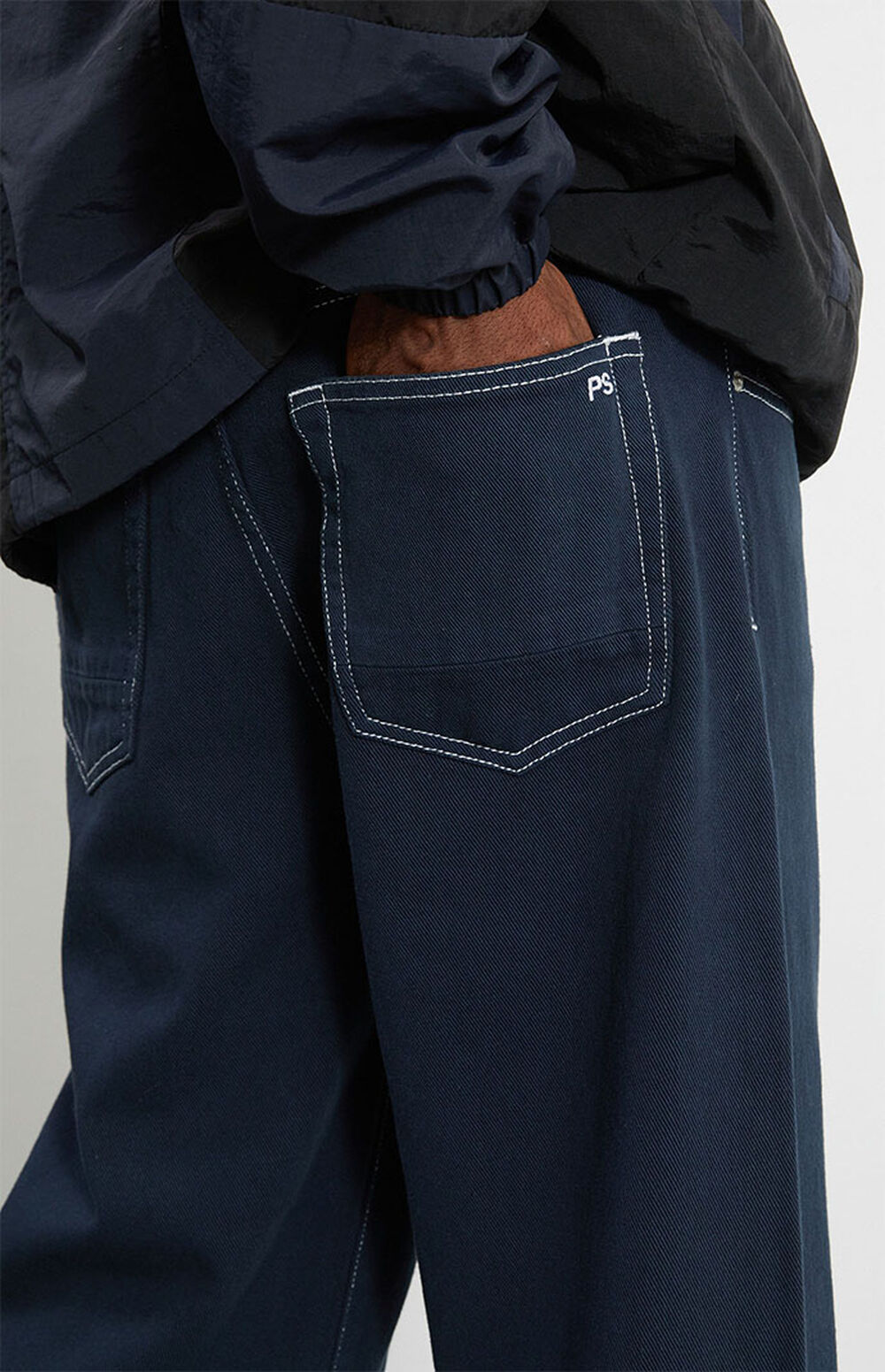 Pacsun Navy Baggy Jeans | PacSun