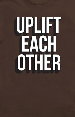 TSC Brown Uplift Each Other T-Shirt | PacSun