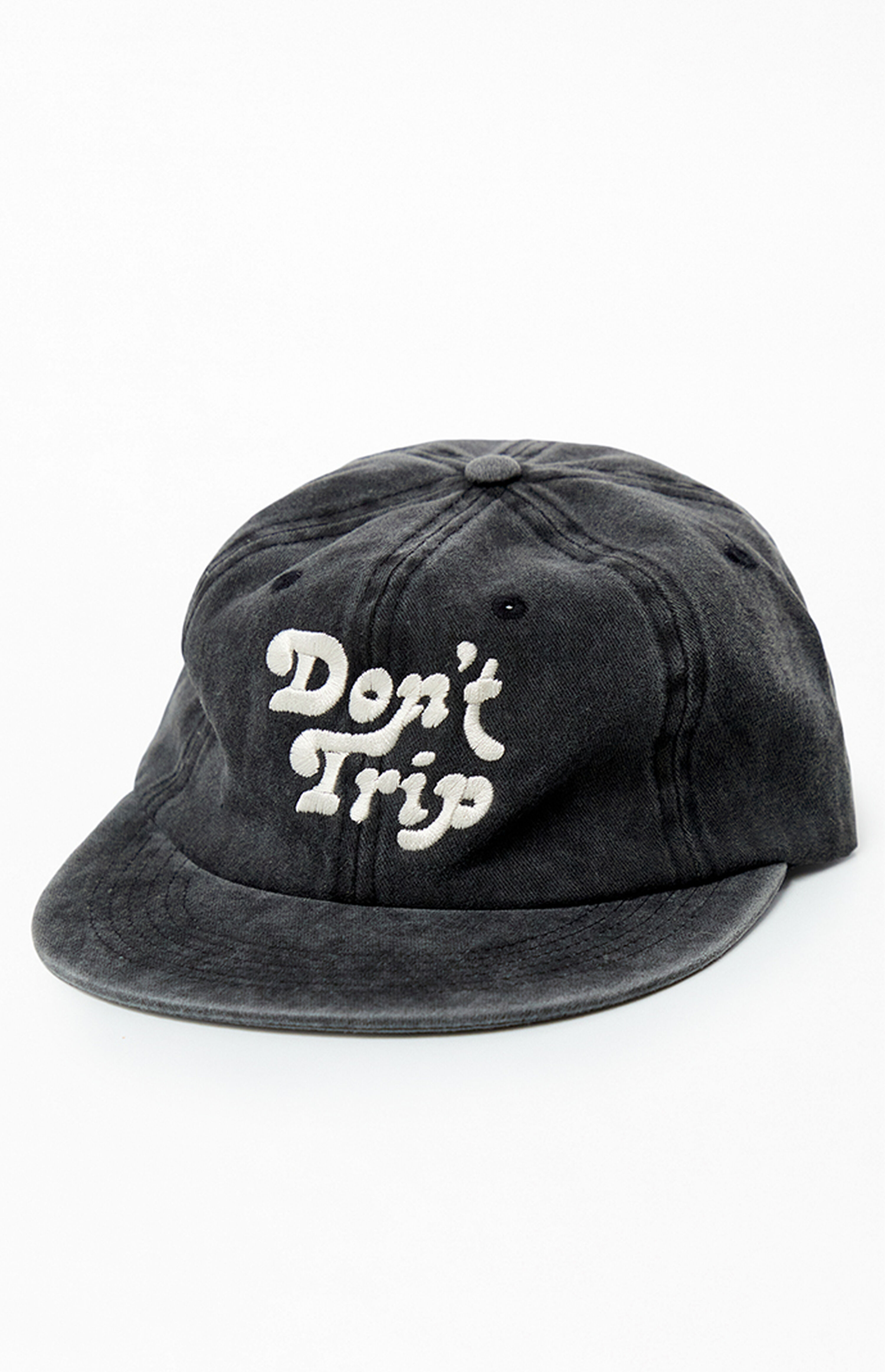 Free & Easy Don't Trip Washed Black Hat | Pacsun