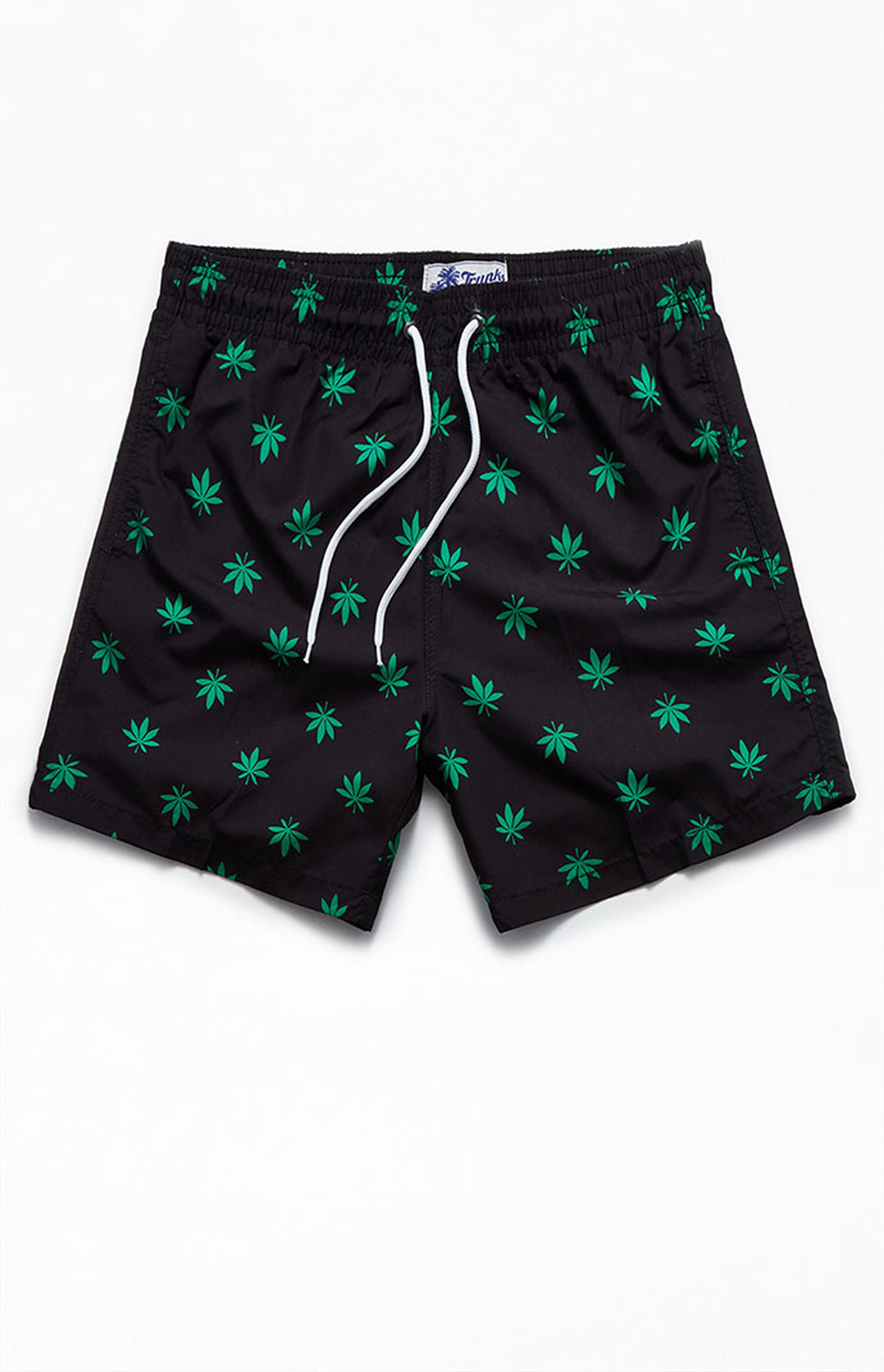 Trunks Surf & Swim Happy Plant 16" Swim Trunks | PacSun
