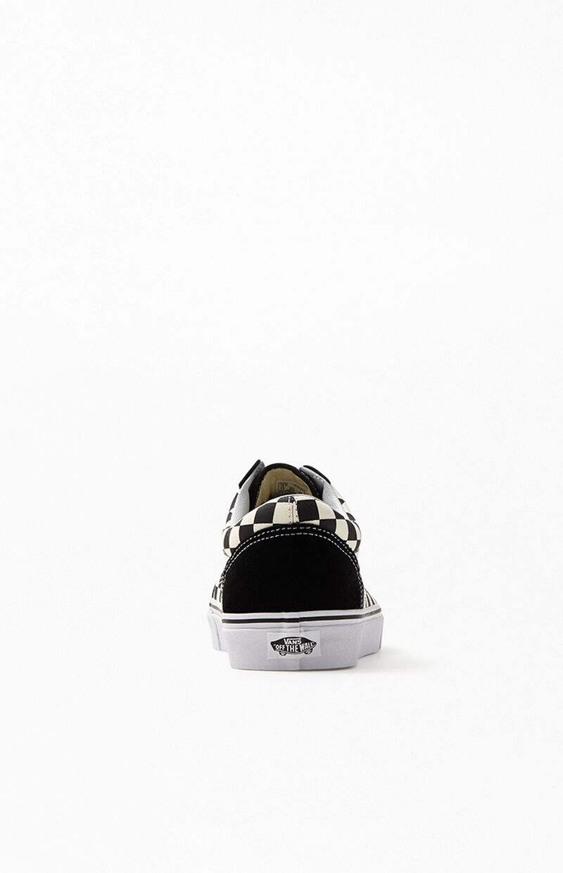 Vans Primary Check Old Skool Black & White Shoes | Pacsun