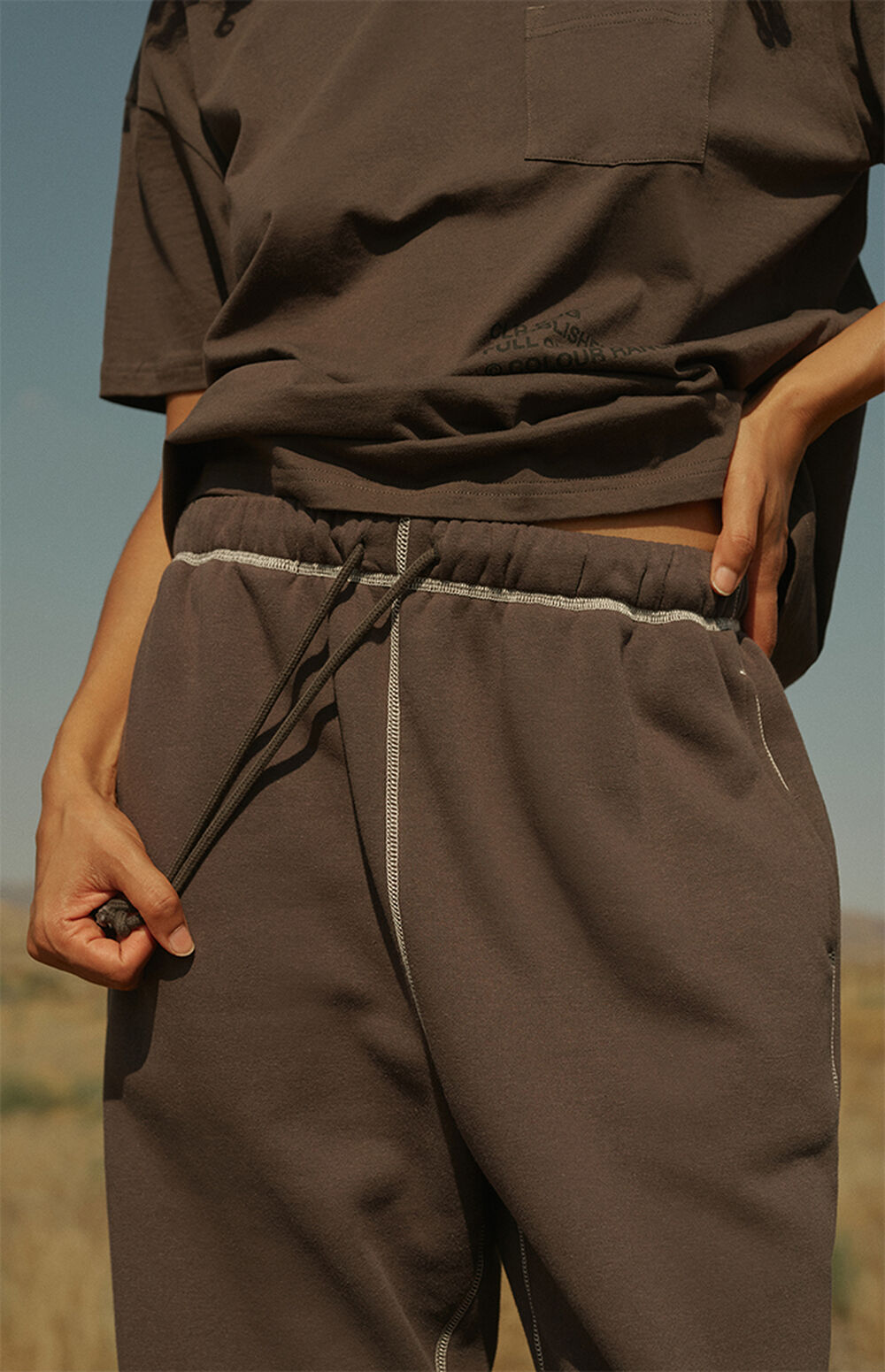Colour Range Eco Contrast Sweatpants | Pacsun
