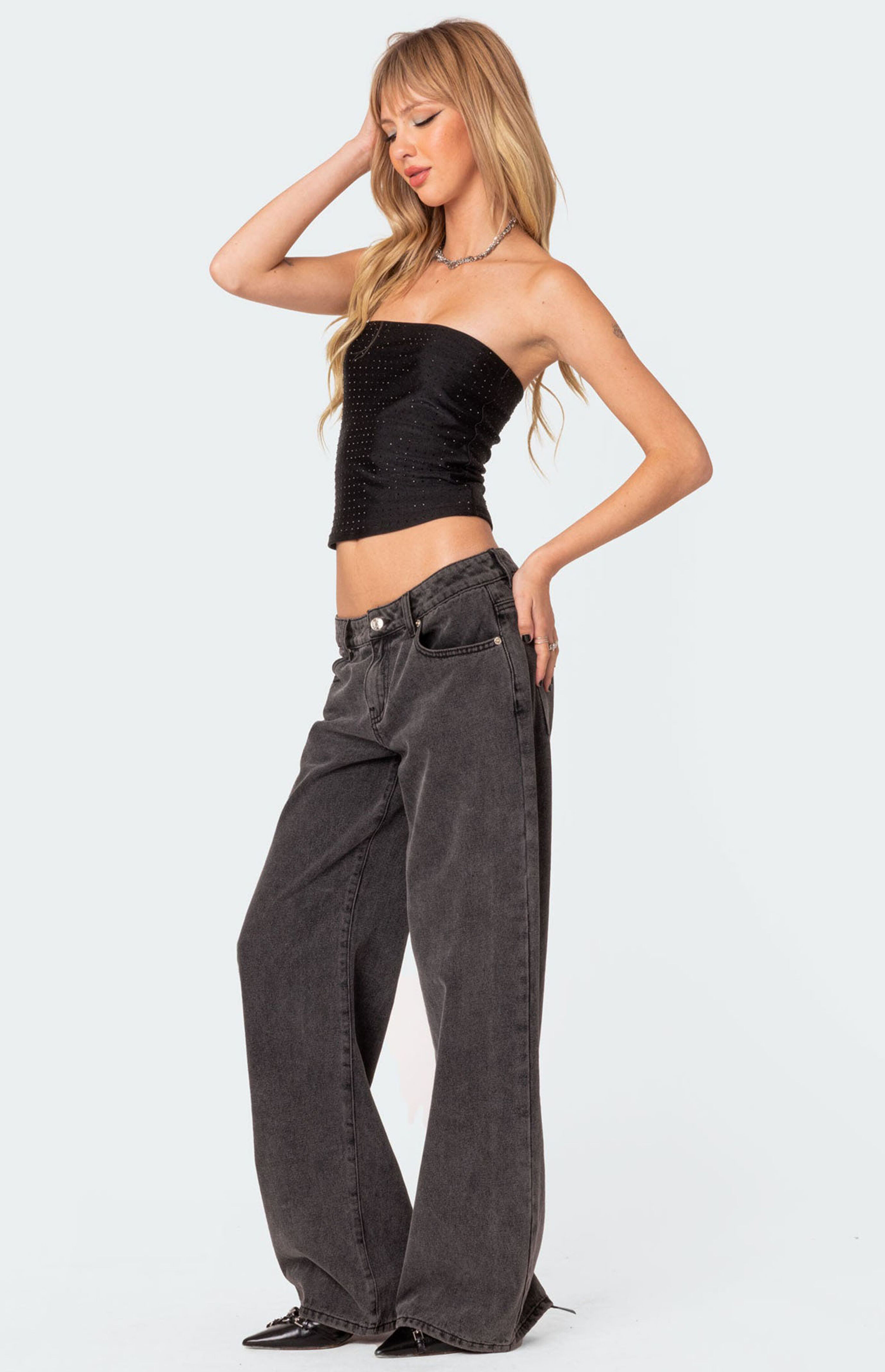 Edikted Soul Rhinestone Tube Top | Pacsun