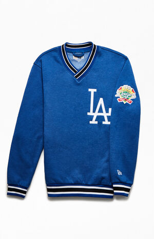 New Era Dodgers V-Neck Pullover Sweatshirt | PacSun