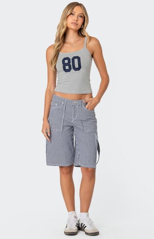 Edikted Friday Striped Low Rise Cargo Shorts | PacSun