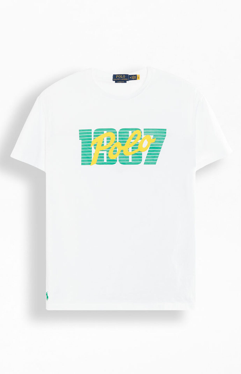 Polo Ralph Lauren White Classic Fit Logo Jersey T-Shirt | PacSun