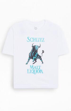 Schlitz Bull Cropped T-Shirt | PacSun