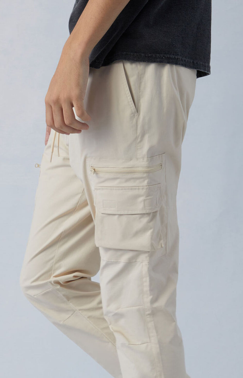Pacsun Eco Stretch Cream Slim Cargo Pants | Pacsun