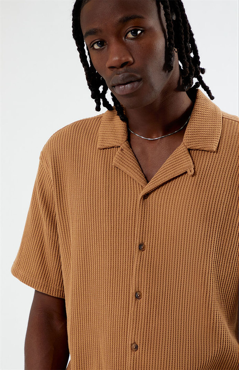 Pacsun Waffle Resort Camp Shirt | Pacsun