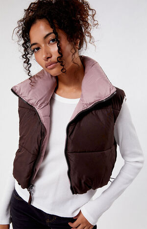 Pacsun Reversible Puffer Vest | PacSun