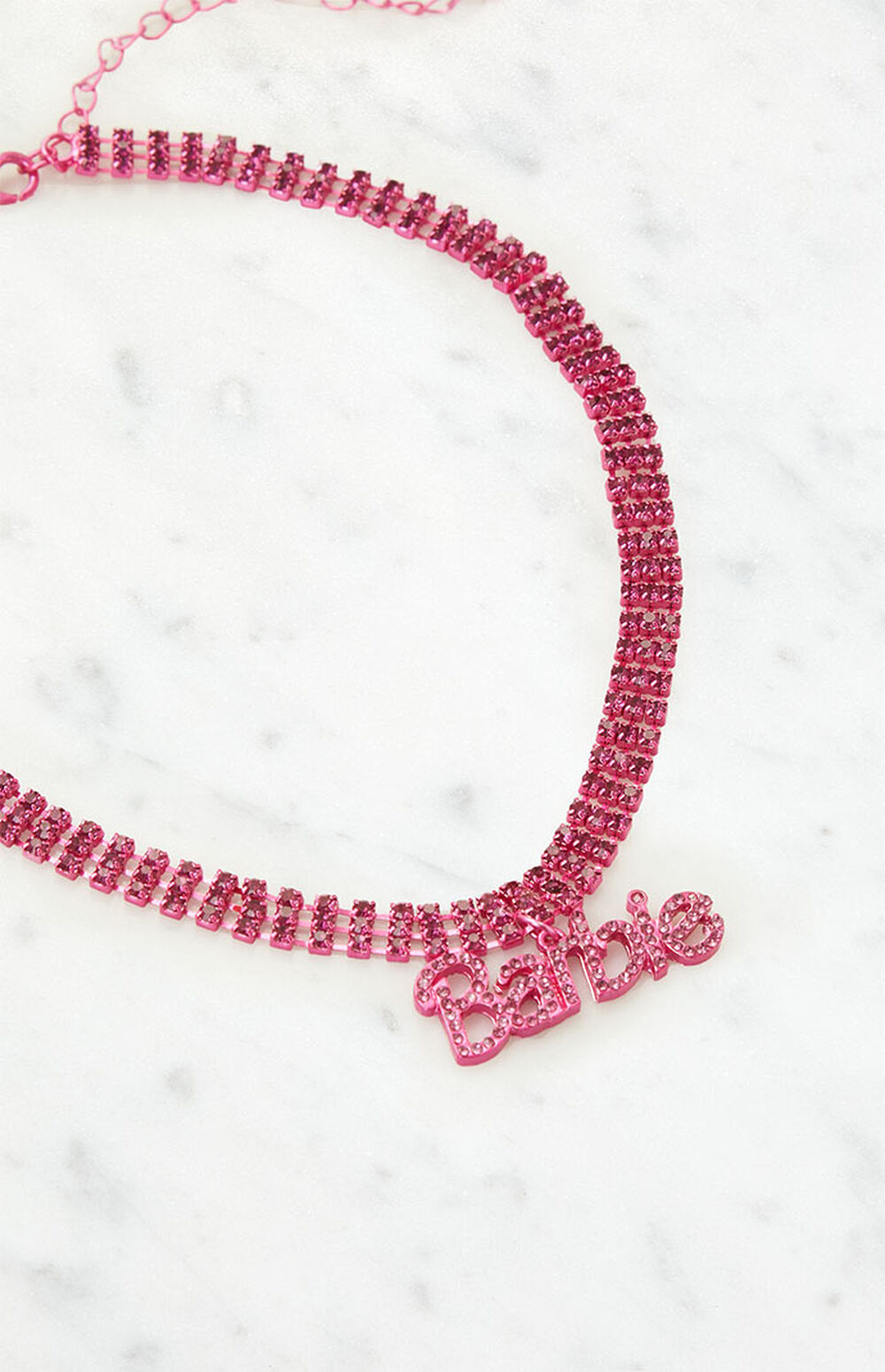Barbie Pink Choker Necklace | PacSun