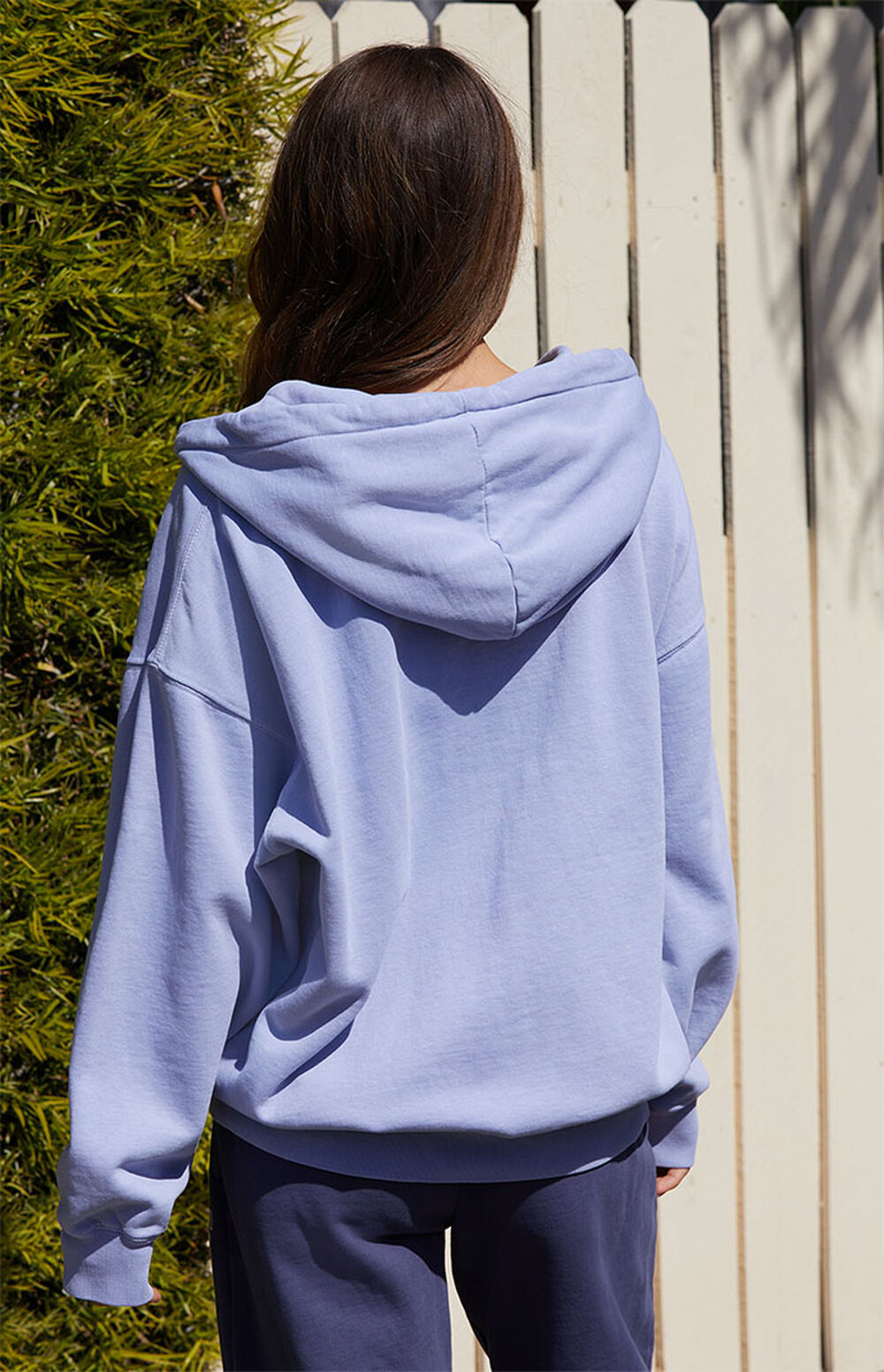 John Galt Light Blue Full Zip Hoodie | Pacsun