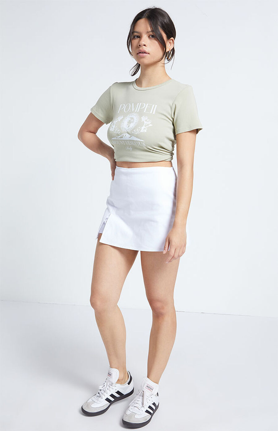 LA Hearts Slit Mini Skort | Pacsun
